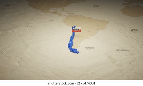 2,656 Chile 3d map 图片、库存照片和矢量图 | Shutterstock