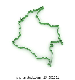Map Columbia 3d Stock Illustration 254502331 | Shutterstock
