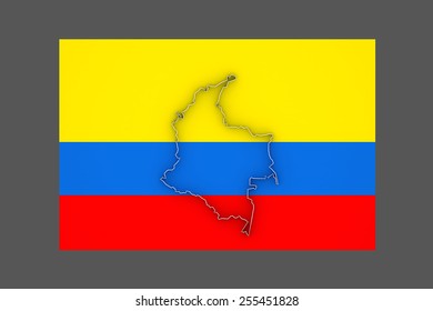 Map Columbia 3d Stock Illustration 255451828 | Shutterstock