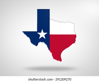 Us State Texas Map Outline Flag Stock Vector (Royalty Free) 1473998750 ...