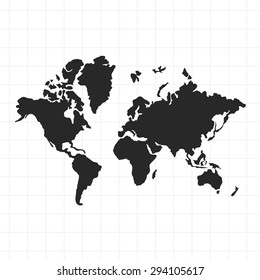 Map Flat Illustration Stock Illustration 294105617 | Shutterstock