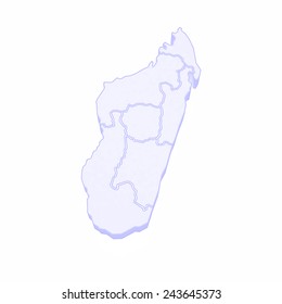 Map Madagascar 3d Stock Illustration 243645373 | Shutterstock