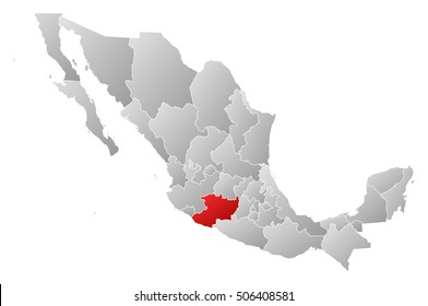 143 Michoacan map Images, Stock Photos & Vectors | Shutterstock