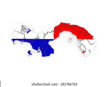 1,552 Panama 3d map Images, Stock Photos & Vectors | Shutterstock