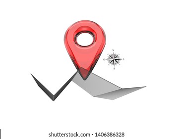 Map Point 3d Icon Map Point Stock Illustration 1406386328 | Shutterstock