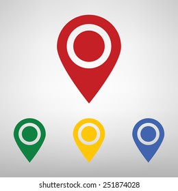 Map Point Icon Stock Illustration 251874028 | Shutterstock