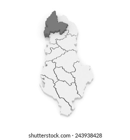 Map Shkoder Albania 3d Stock Illustration 243938428 | Shutterstock