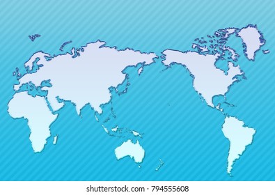 Map Space World Stock Illustration 794555608 | Shutterstock