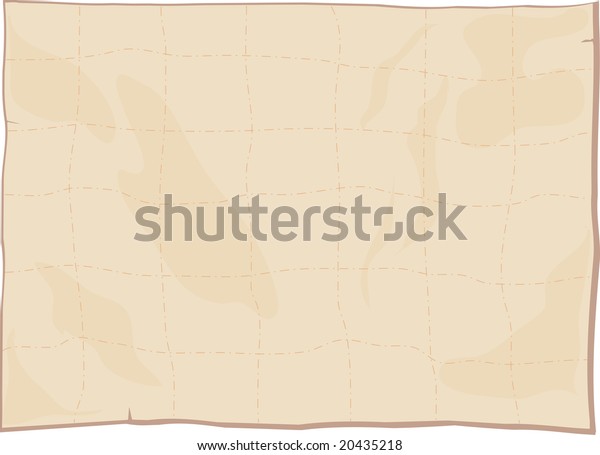 Map Style Paper Background On White Stock Illustration 20435218 ...