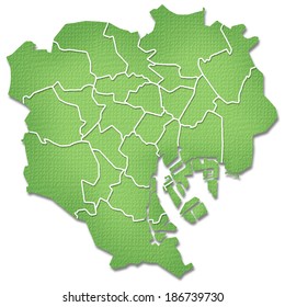 Map Tokyo Stock Illustration 186739730 | Shutterstock