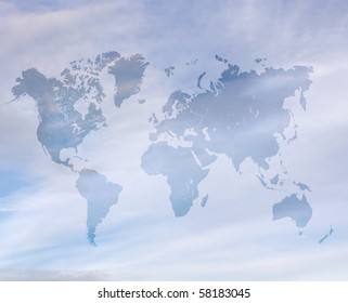 4,295 Blue cloudy map world Images, Stock Photos & Vectors | Shutterstock