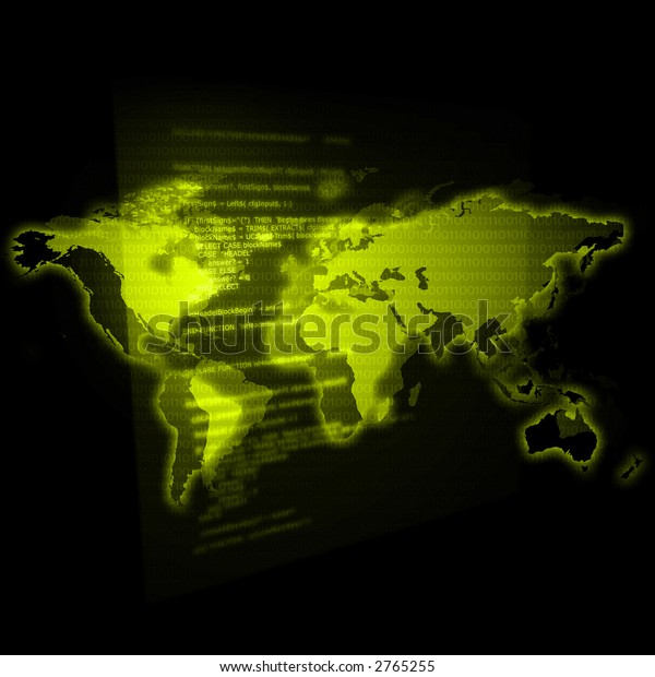 Map World Transparent Chart Coding Stock Illustration 2765255 ...