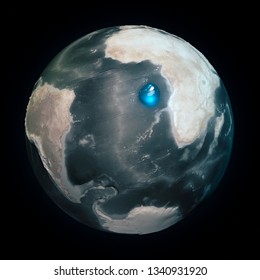 Map World Without Water All Water 스톡 일러스트 1340931911 | Shutterstock