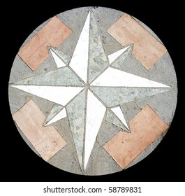 Marble Compass Rose Stock Illustration 58789831 | Shutterstock