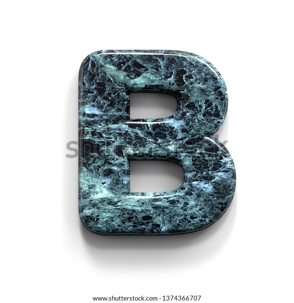 Marble Letter B Large 3d Blue Stock Illustration 1374366707 | Shutterstock