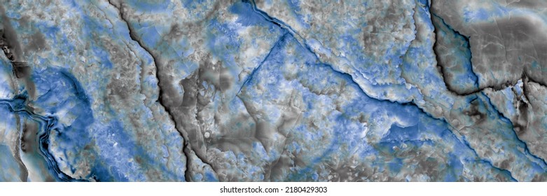 Marble Texture Onix Blue Background Wall Stock Illustration 2180429303 ...