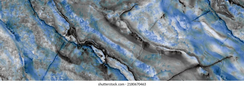 Marble Texture Onix Blue Background Wall Stock Illustration 2180670463 ...