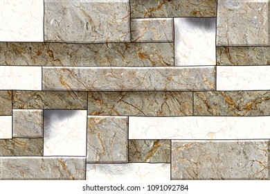 Marble Wall Tiles Design Pattern Background 스톡 일러스트 1091092784 ...
