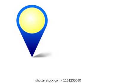 Marker Maps Rounded Stock Illustration 1161235060 | Shutterstock