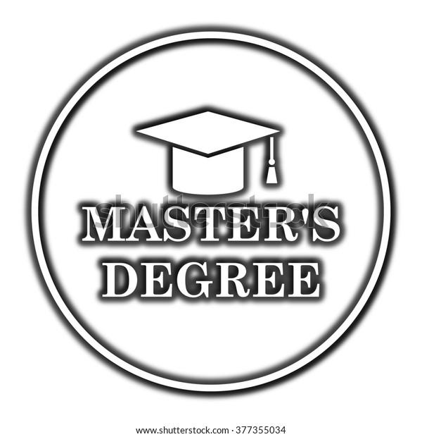 Masters Degree Icon Internet Button On Stock Illustration 377355034 ...