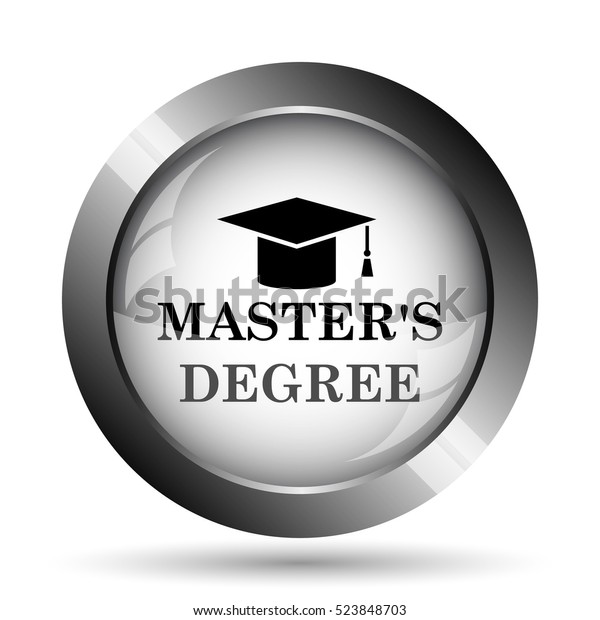 Masters Degree Icon Masters Degree Website Stock Illustration 523848703