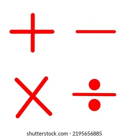 Math Markers White Background Stock Illustration 2195656885 | Shutterstock