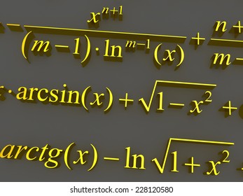 Mathematical Formulas 3d Stock Illustration 228120580 | Shutterstock