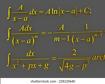 Mathematical Formulas 3d Stock Illustration 228120640 | Shutterstock