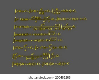 Mathematical Formulas 3d Stock Illustration 230485288 | Shutterstock