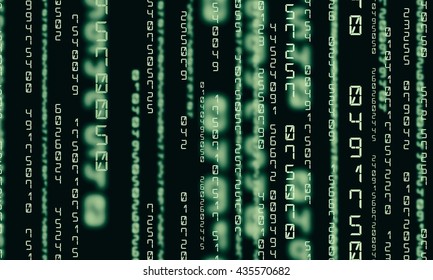 Matrix Background Green Numbers Stock Illustration 435570682 | Shutterstock
