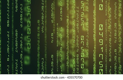Matrix Background Green Numbers Stock Illustration 435570700 | Shutterstock