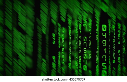 Matrix Background Green Numbers Stock Illustration 435570709 | Shutterstock