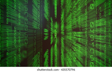 Matrix Background Green Numbers Stock Illustration 435570796 | Shutterstock