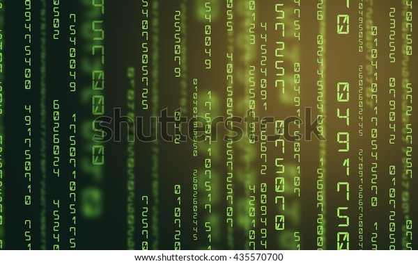 Matrix Background Green Numbers Stock Illustration 435570700 | Shutterstock