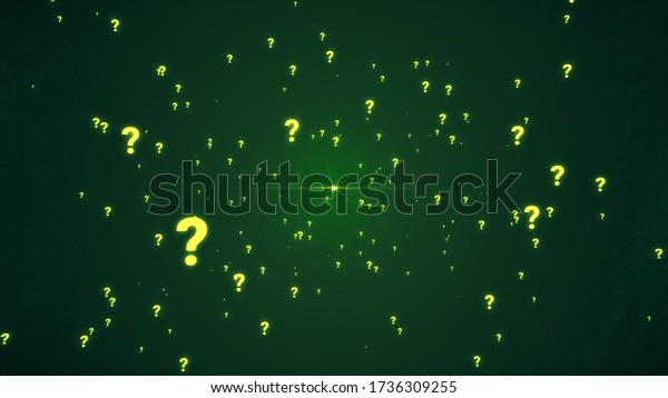 Matrix Question Marks Questions Marks Floating Stock Illustration ...