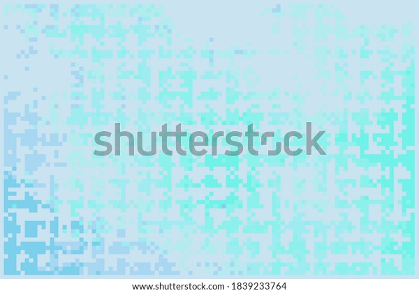 Maze Background Blue Maze Pattern Pixel Stock Illustration 1839233764 ...