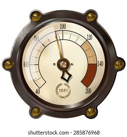 157 Old brass speedometer Images, Stock Photos & Vectors | Shutterstock