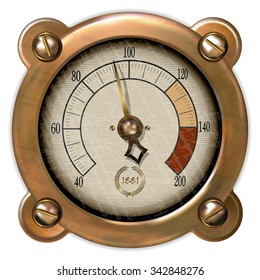157 Old brass speedometer Images, Stock Photos & Vectors | Shutterstock