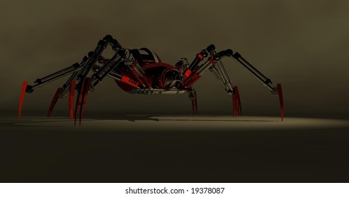 Mechanical Spider Stock Illustration 19378087 | Shutterstock
