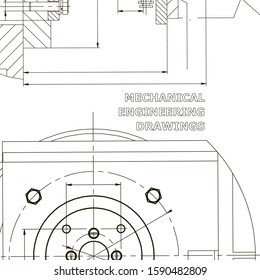 Engineering Drawing Steel Bush Vector Format Stock Vector (Royalty Free ...