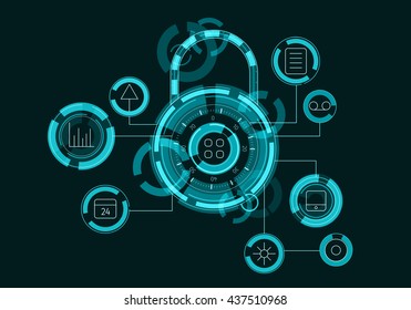 Media Interface Background Stock Illustration 437510968 | Shutterstock