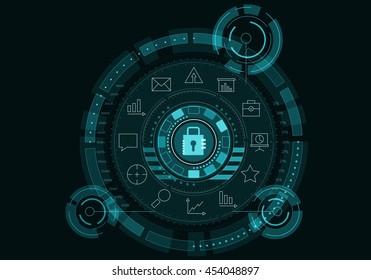 Low Poly Blue Banking Vault Door Stock Vector (Royalty Free) 1404266561
