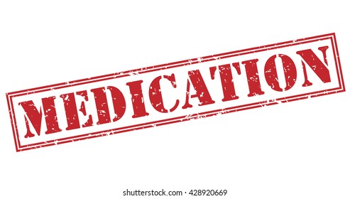 Medication Stamp Stock Illustration 428920669 | Shutterstock
