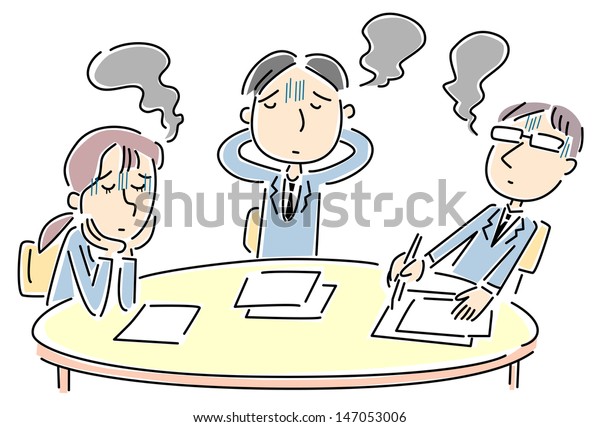 Meeting Not Progress Stock Illustration 147053006 | Shutterstock