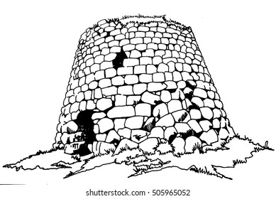 Megalith Graphical Megalithic Tower Stock Illustration 505965052 ...