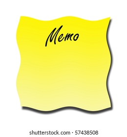Memo Stock Illustration 57438508 | Shutterstock