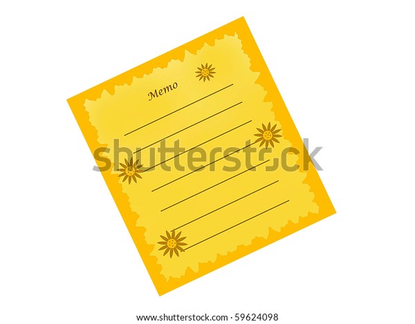 Memotext Stock Illustration 59624098 | Shutterstock