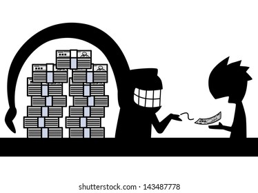 1,148 Greedy man cartoon Images, Stock Photos & Vectors | Shutterstock