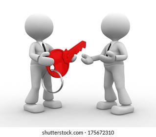 3d People Man Person Key 스톡 일러스트 122256235 | Shutterstock