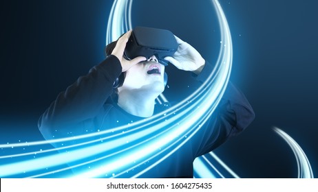 142 Man see hologram Images, Stock Photos & Vectors | Shutterstock